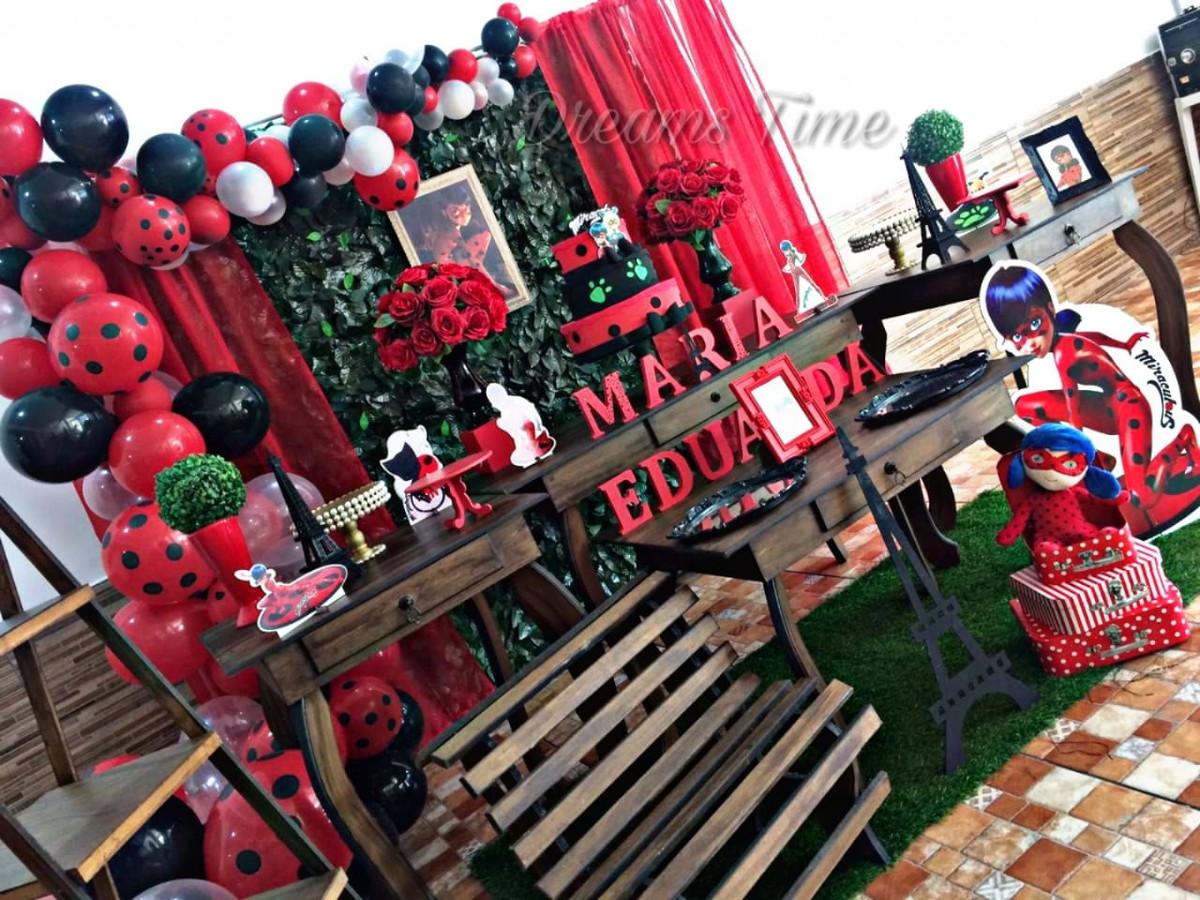 68+ Ideias de Decoração Miraculous Ladybug - Decoração e Festa